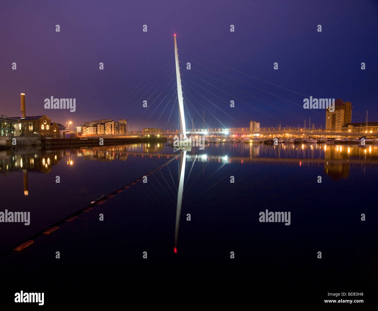 Sail Bridge, Swansea, Wales Stock Photo - Alamy