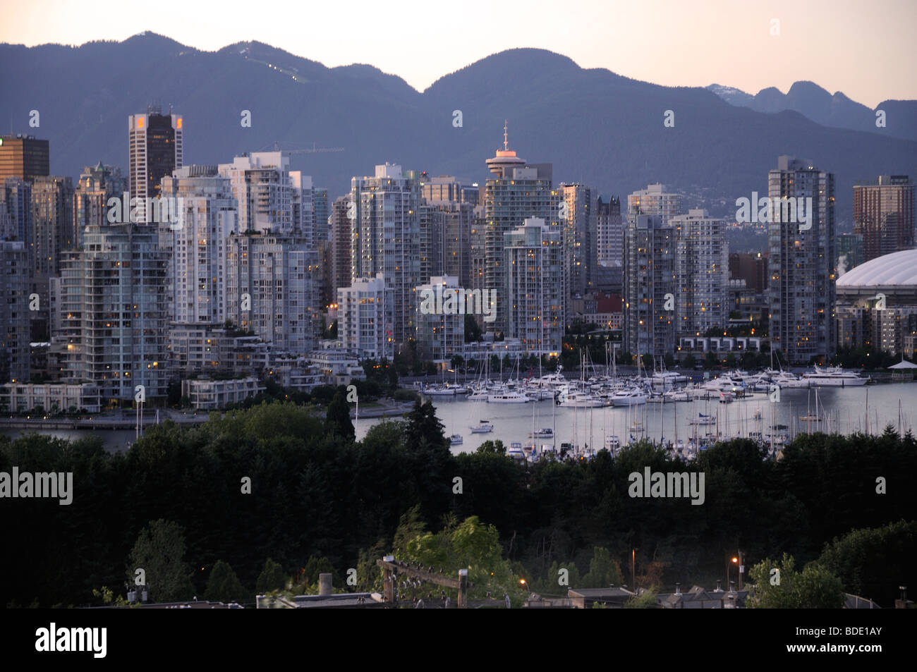 City Skyline of Vancouver in British Columbia in Canada Stock Photo - Alamy