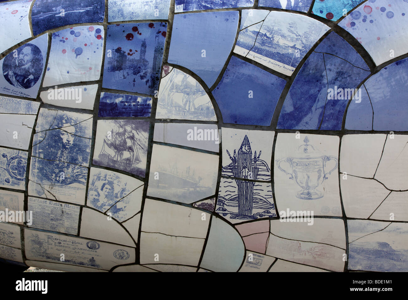 IRELAND, North, Belfast, Donegall Quay, The Big Fish Sculpture by John ...