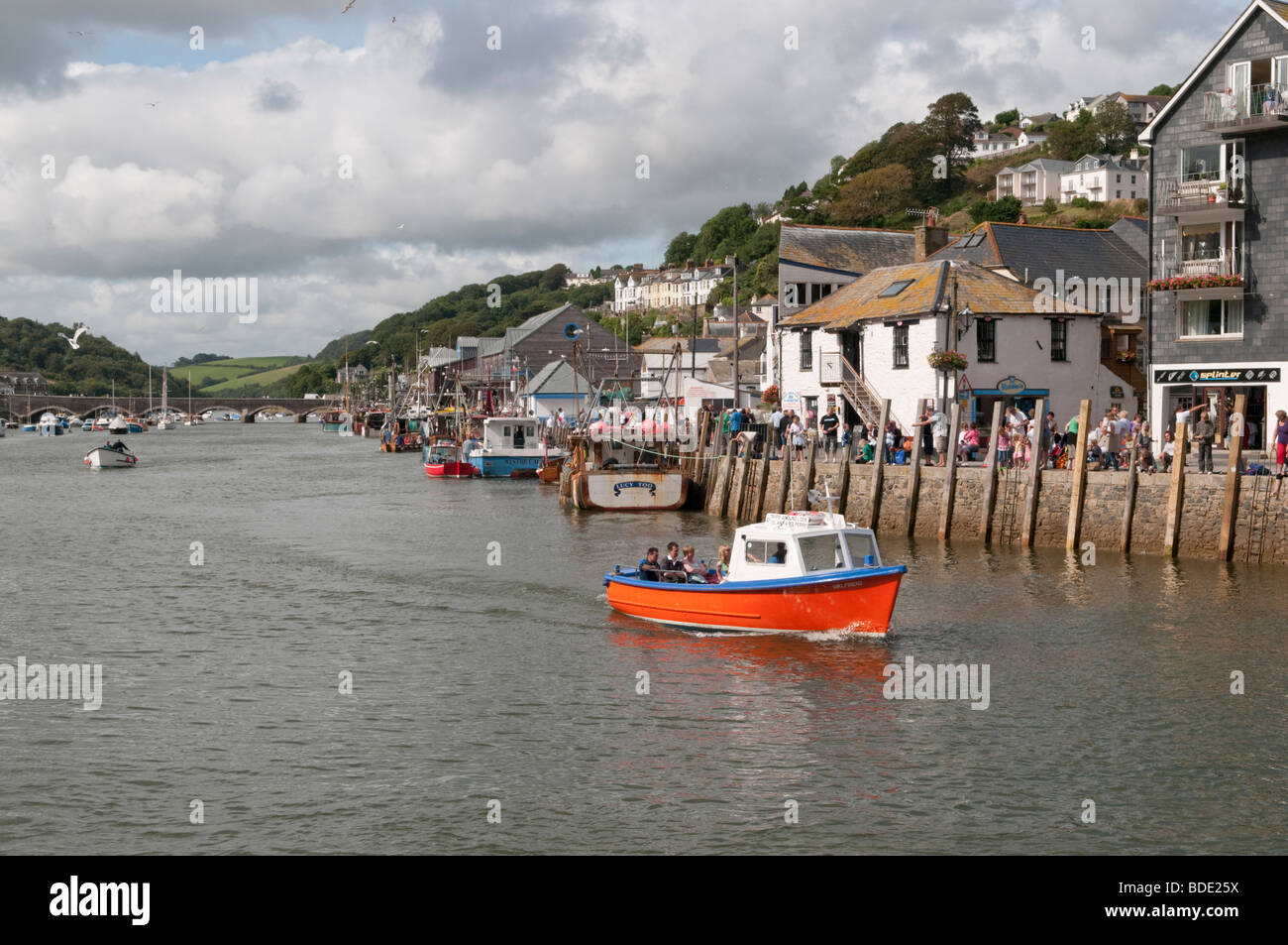 Fishing village of Looe South East Cornwall England Stock Photo - Alamy