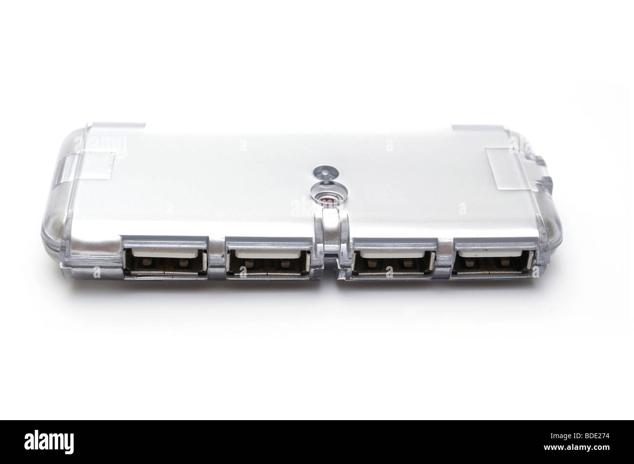 Travel usb hub isolated on white background Stock Photo - Alamy