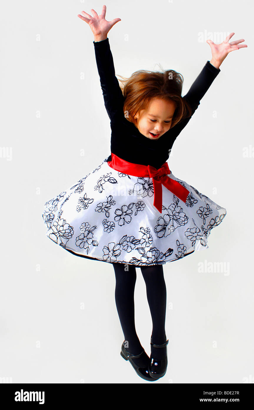 Young girl dancing Stock Photo - Alamy