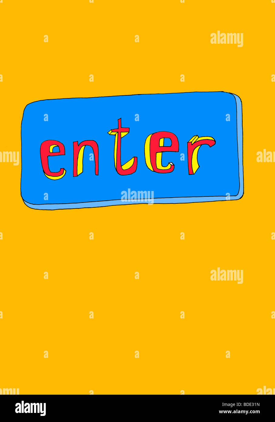 entrance sign for shop Stock Photo - Alamy