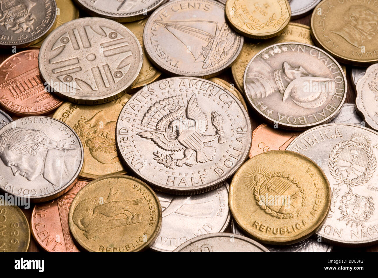 Money from different countries hi-res stock photography and images - Alamy