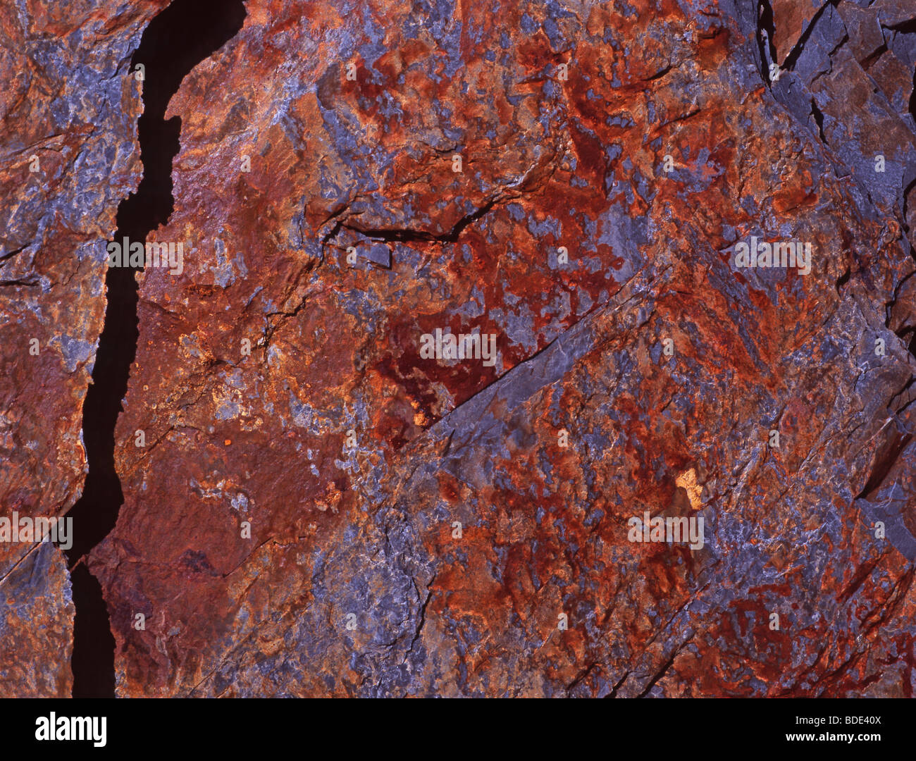 Slate fracture, Rockham beach, North Devon, UK Stock Photo - Alamy