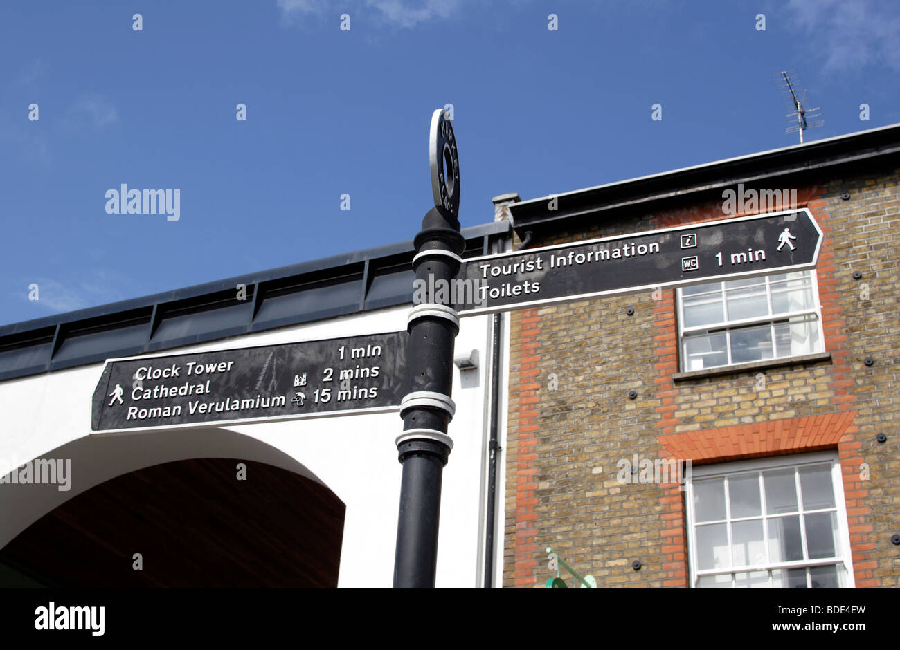Direction signs european cities hi-res stock photography and images - Alamy