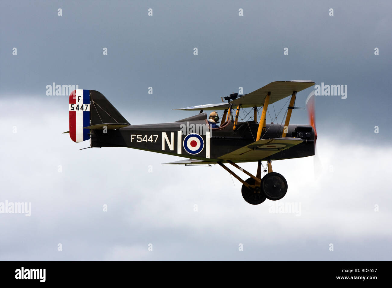 Royal Aircraft Factory SE.5a replica WW1 biplane Stock Photo - Alamy
