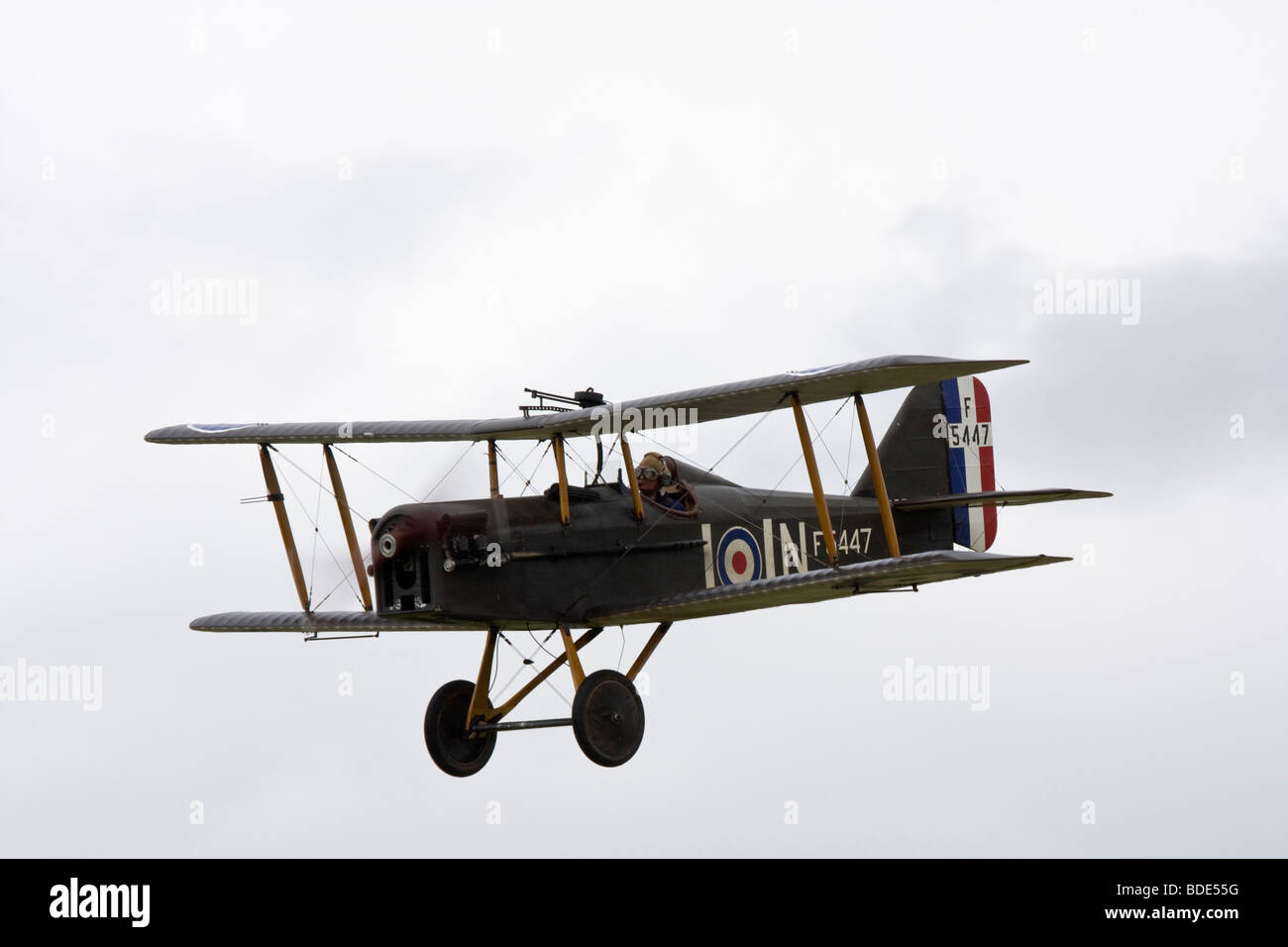 Royal Aircraft Factory SE.5a replica WW1 biplane Stock Photo - Alamy