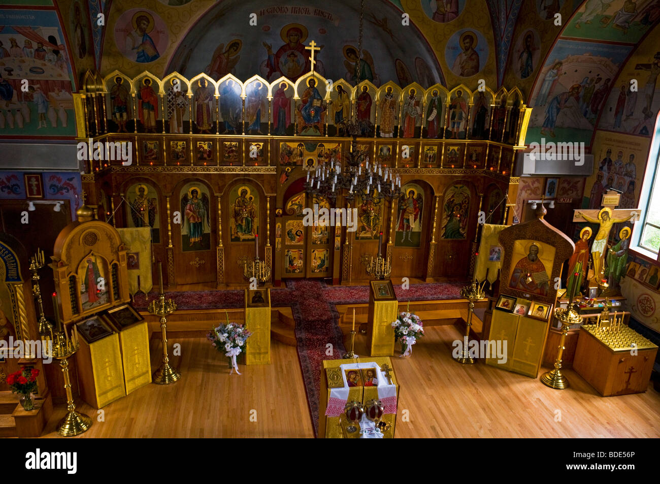Russian orthodox church altar hi-res stock photography and images - Alamy