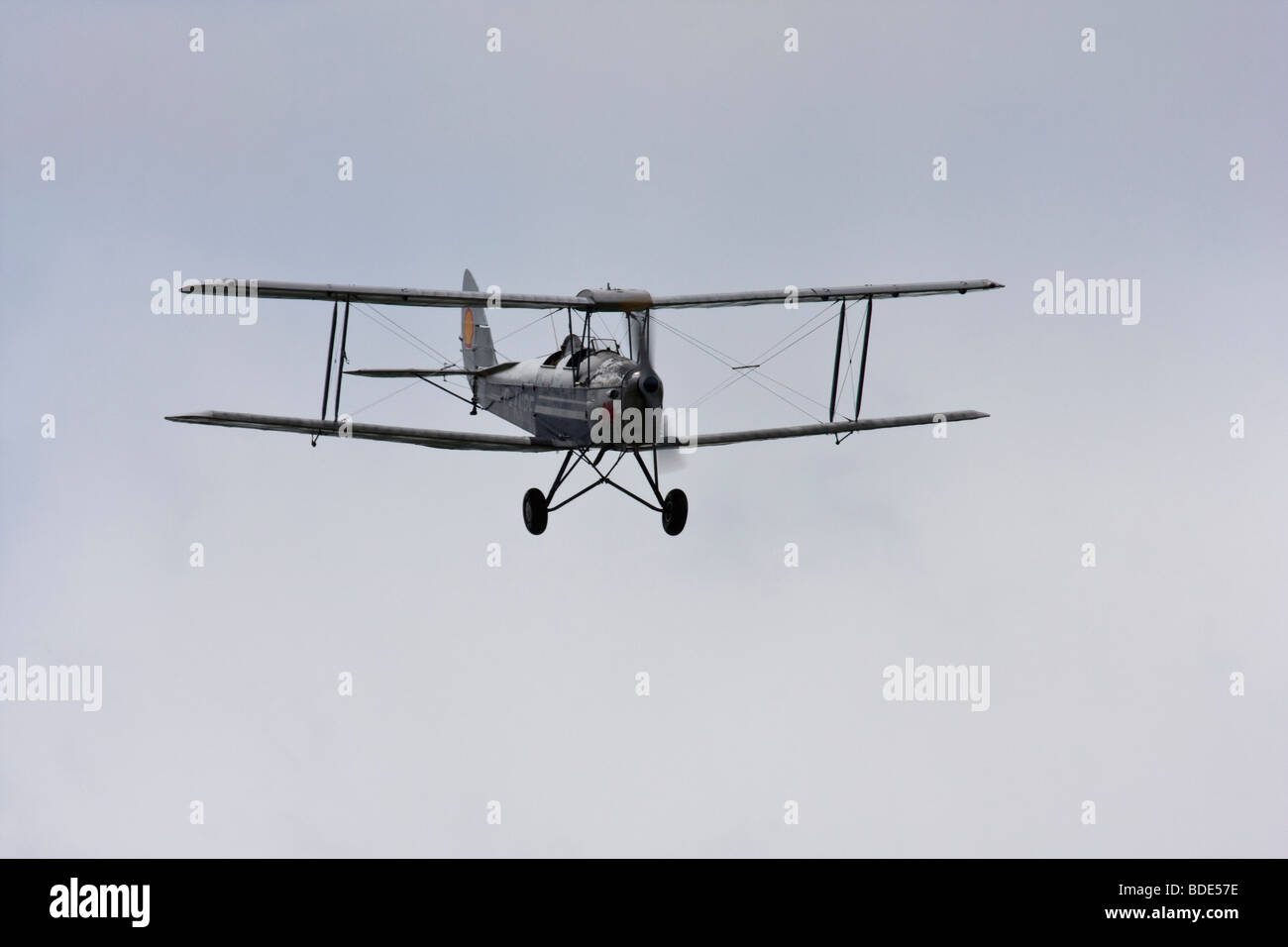 de Havilland DH82 Tiger Moth basic trainer biplane aircraft Stock Photo ...