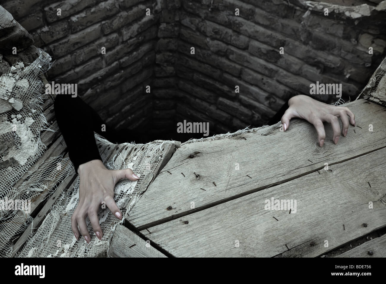 Woman spooky hole hi-res stock photography and images - Alamy