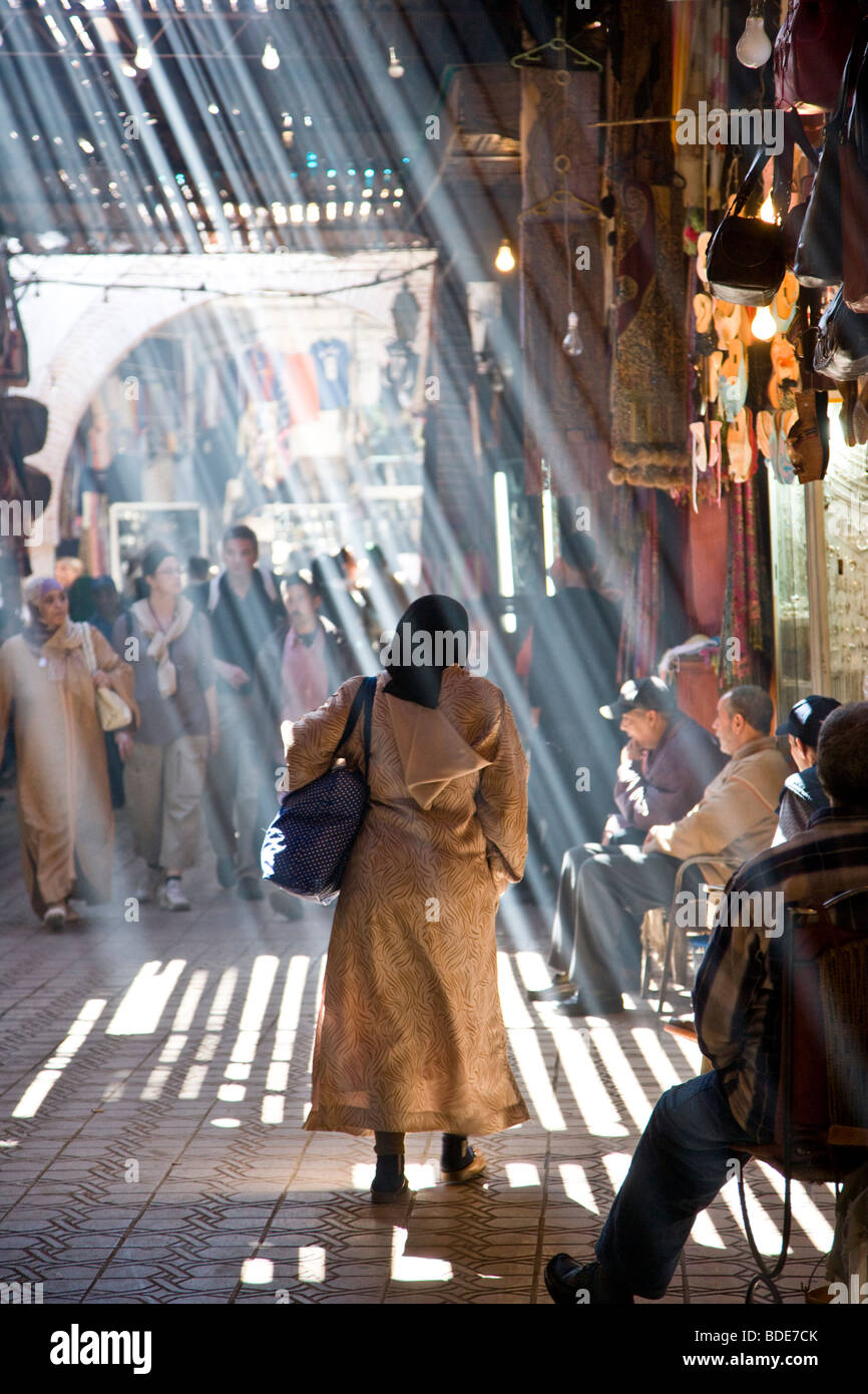 The Souk, Medina, Marrakesh, Morocco, North Africa Stock Photo - Alamy