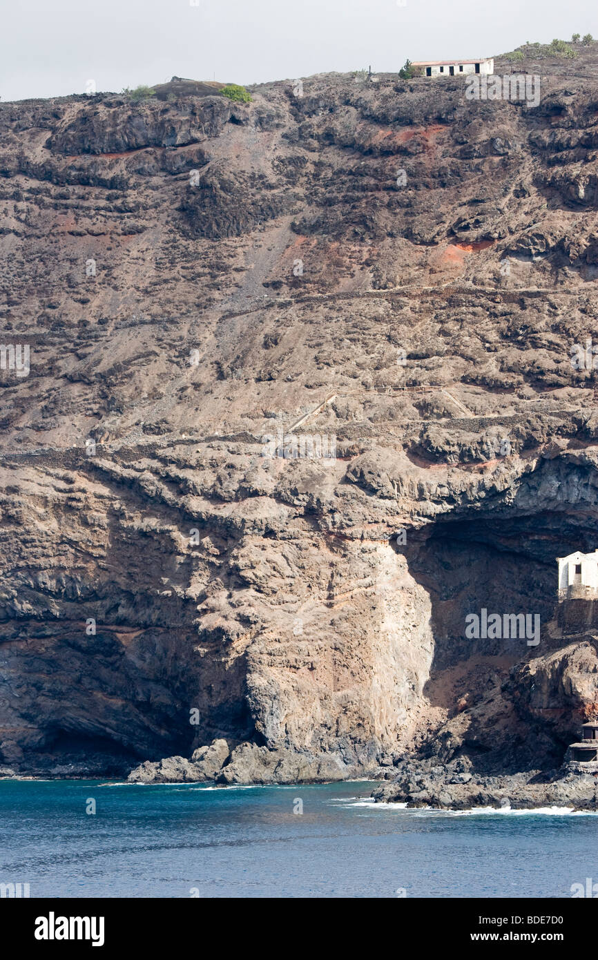 Coastal Views from Sea of St Helena Island South Atlantic Ocean Stock ...