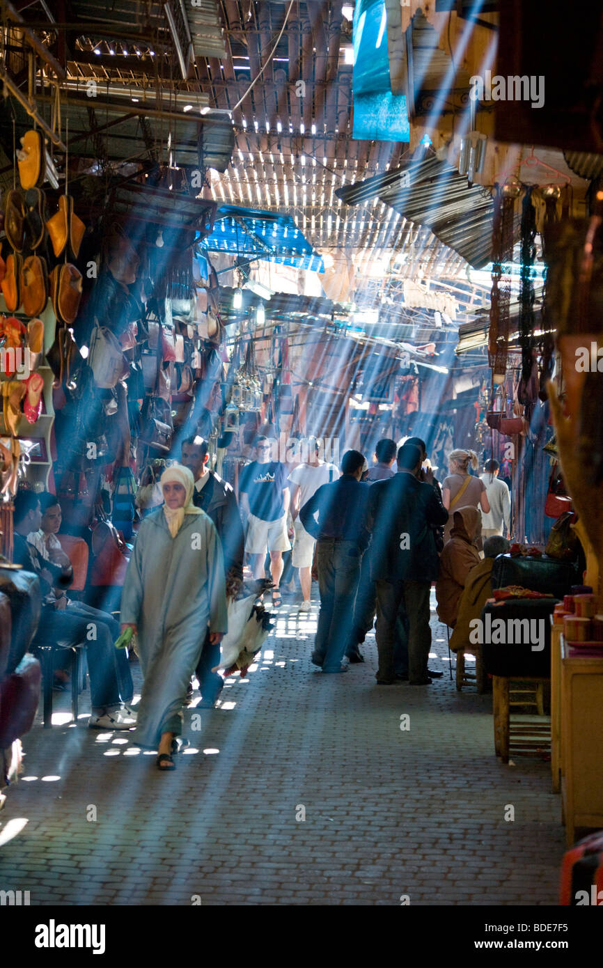 The Souk, Medina, Marrakesh, Morocco, North Africa Stock Photo - Alamy