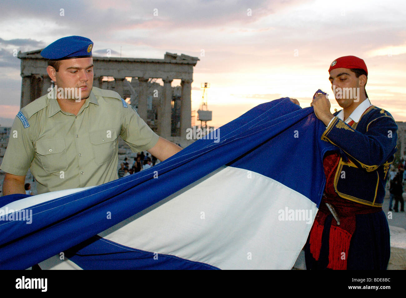 Dressed greek military man hi-res stock photography and images - Alamy