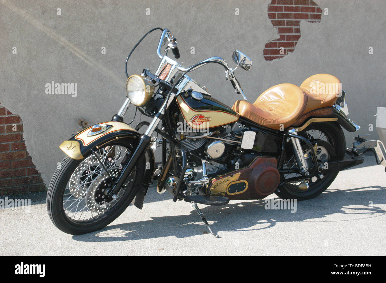 Harley Davidson Motorcycle Customized Stock Photo - Alamy