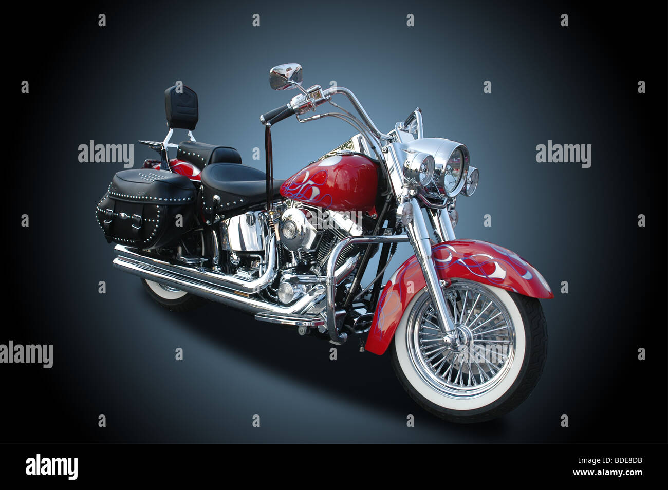 Harley soft tail hi-res stock photography and images - Alamy