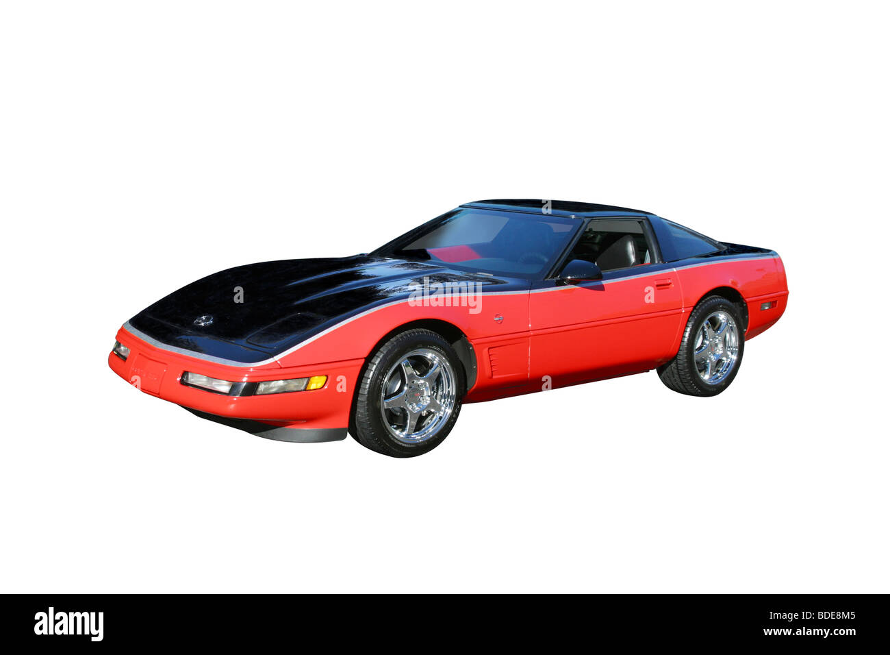 Red corvette Cut Out Stock Images & Pictures - Alamy