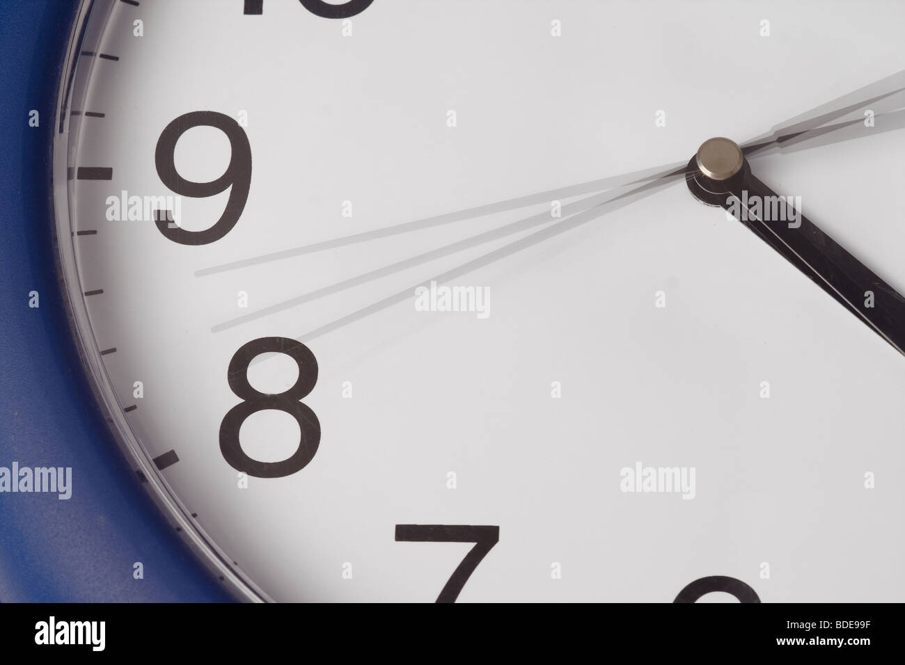 the wall clock with going hour hand Stock Photo - Alamy