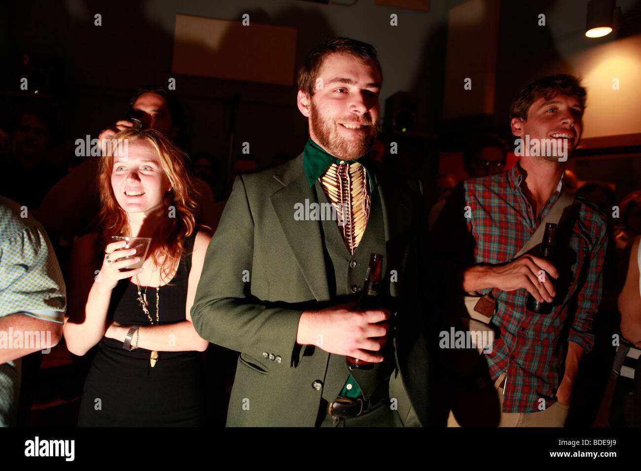 A going away party is given for artist and musician Mark Rice at ...