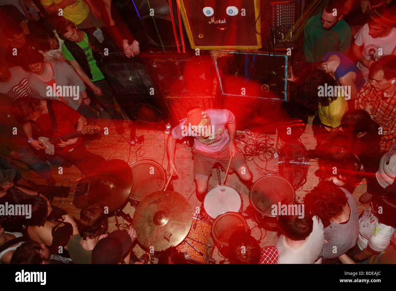 The experimental rock band Lightning Bolt performs in Bloomington ...