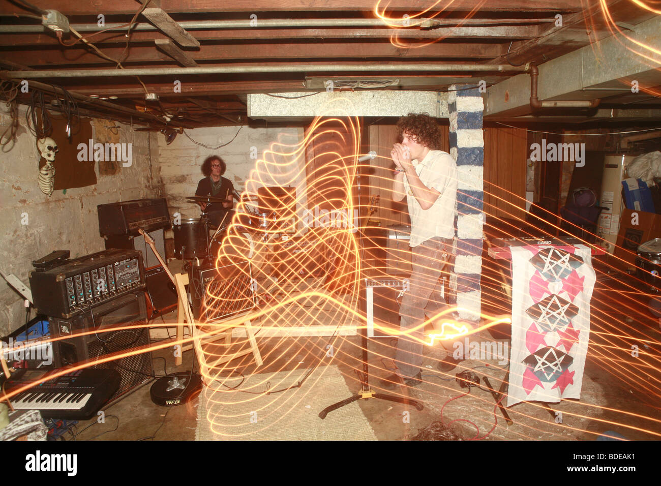 Seth Mahern, aka, Lord Frye and Chris Barth of Norman Oak play a ...