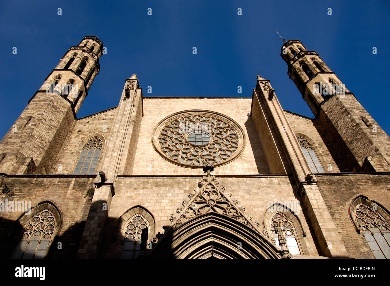 Santa maria del mar church Barcelona Spain Stock Photo - Alamy