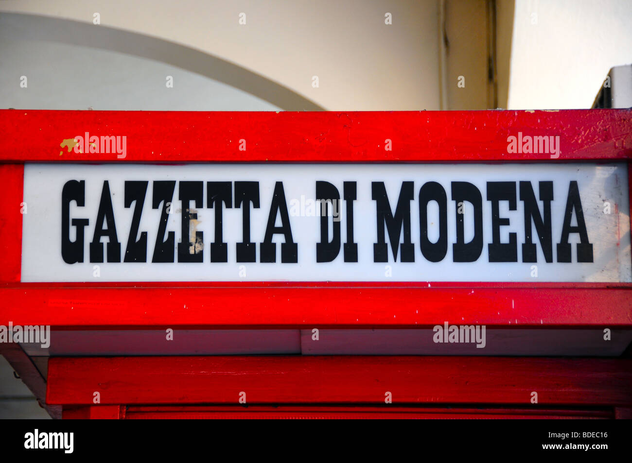 Modena sign hi-res stock photography and images - Alamy