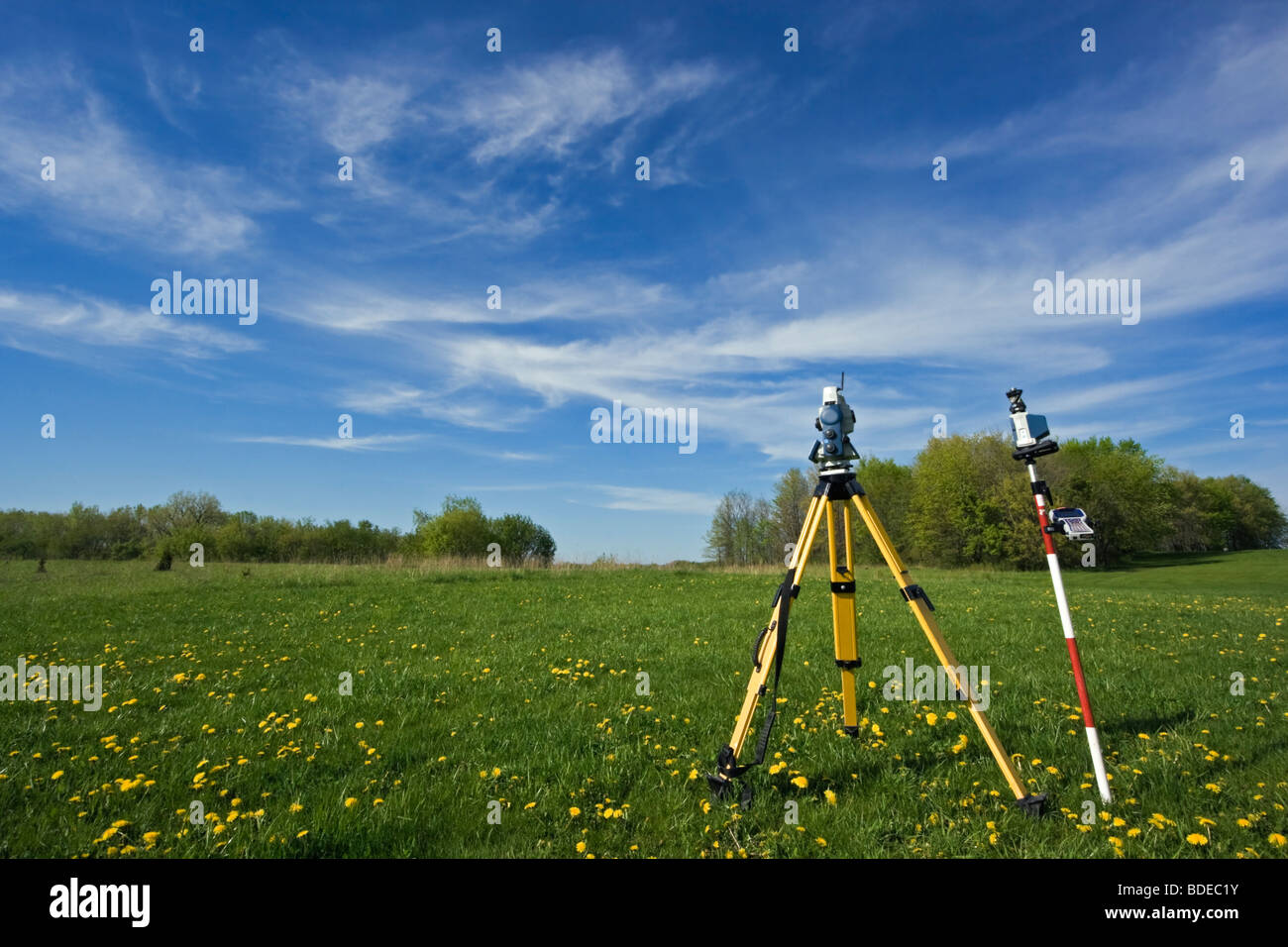 Field survey map hi-res stock photography and images - Alamy