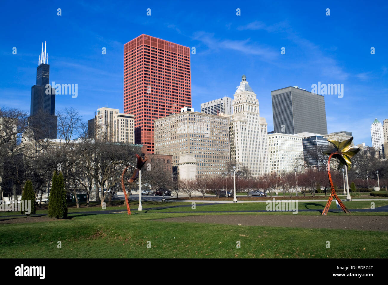 Summer in Chicago Stock Photo - Alamy