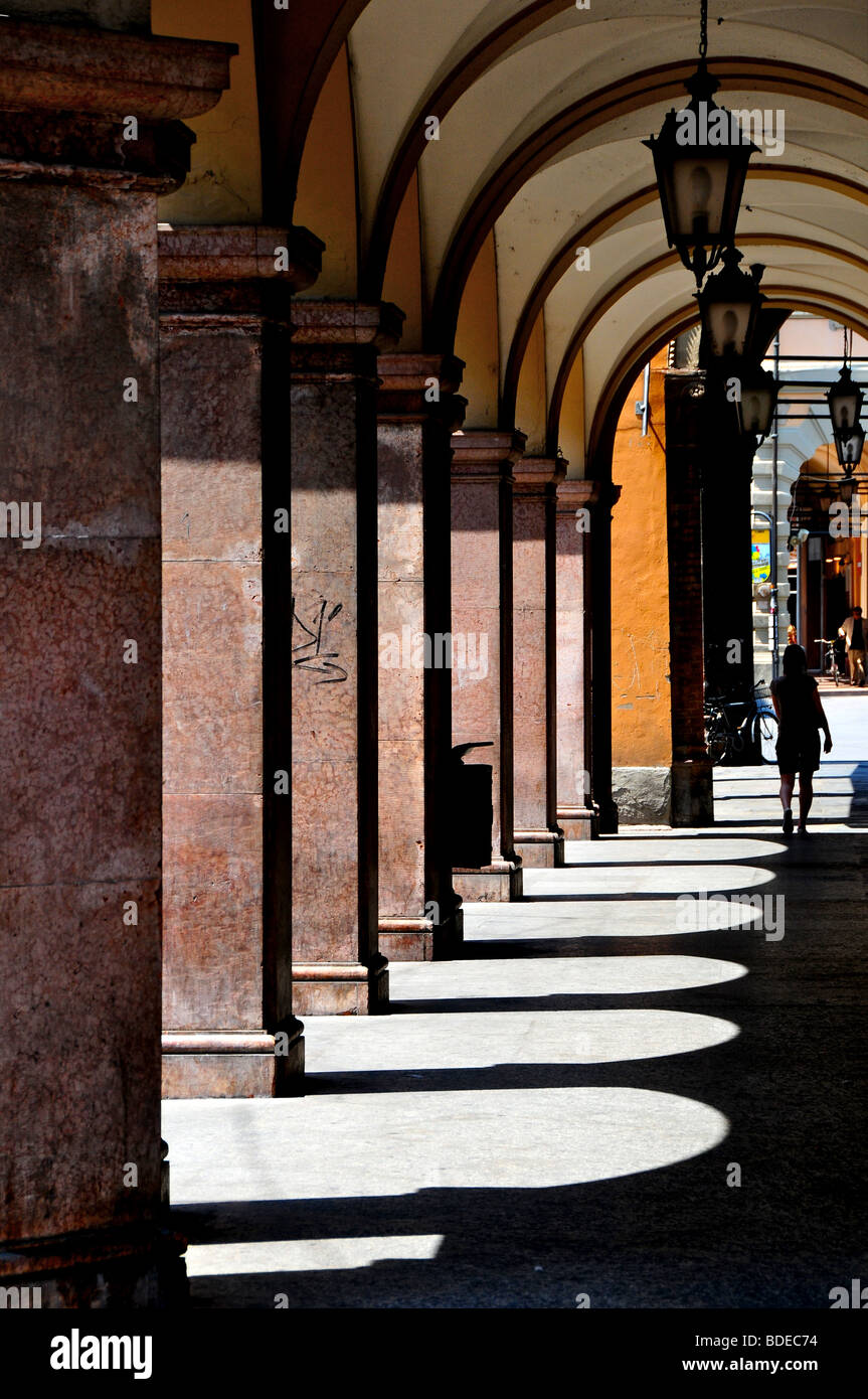 Portico in the town centre of Modena, Italy Stock Photo - Alamy