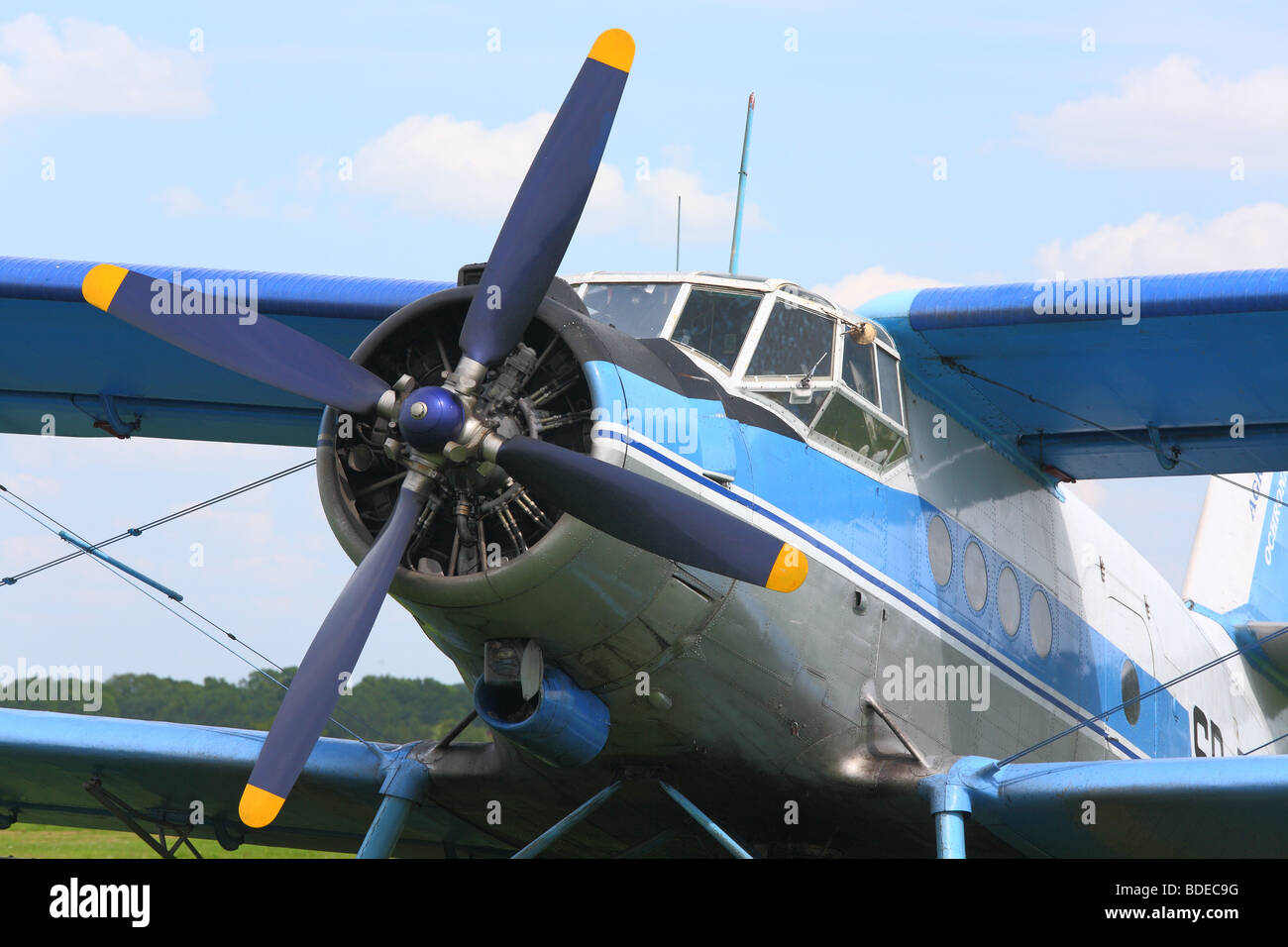 Antonov AN 2 biplane russian aircraft Stock Photo - Alamy