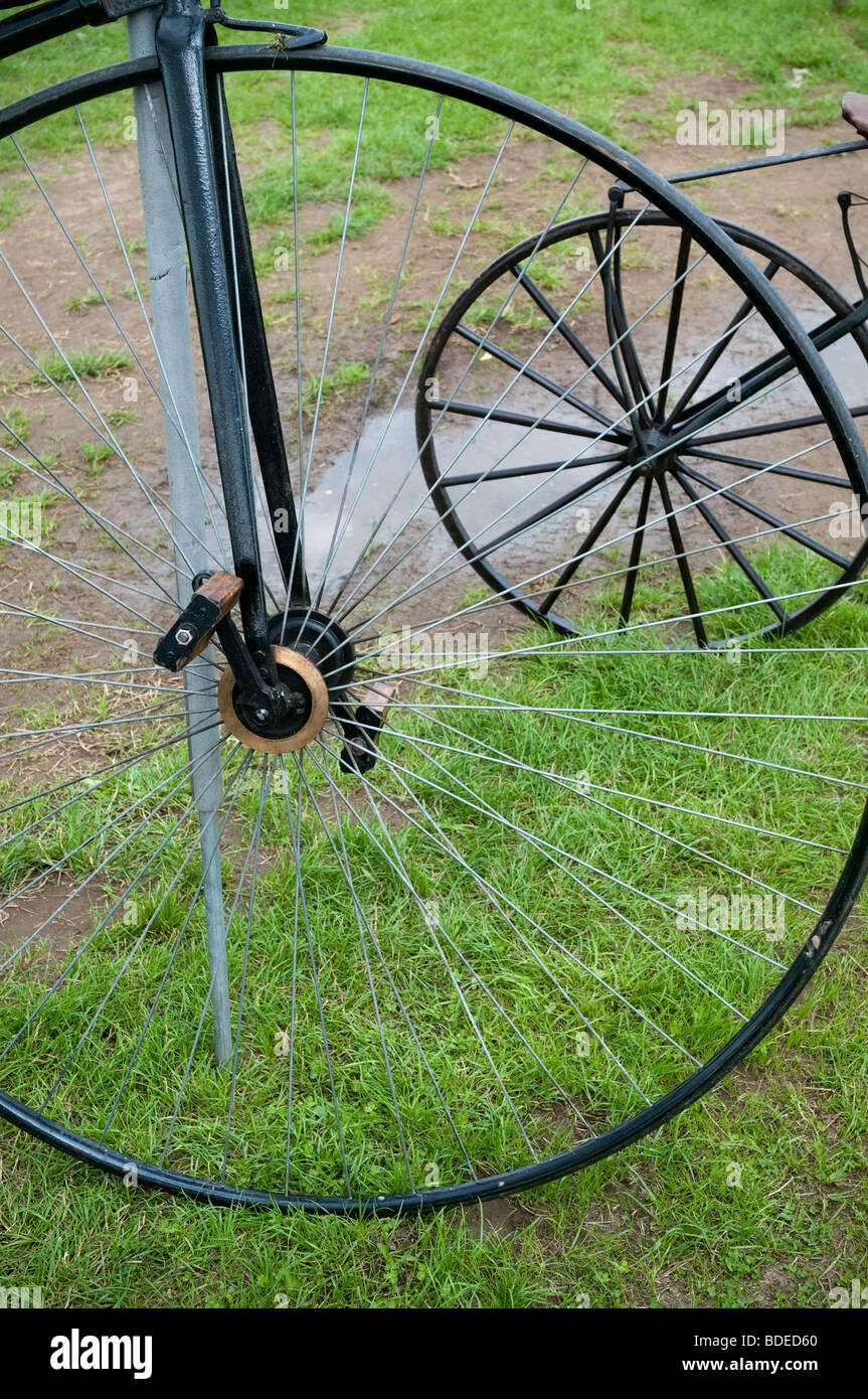 Old cycle at Pickering Steam Fair Stock Photo - Alamy