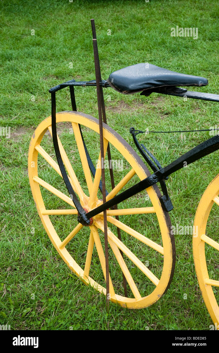 Old bicycle at Pickering Steam Fair Stock Photo - Alamy
