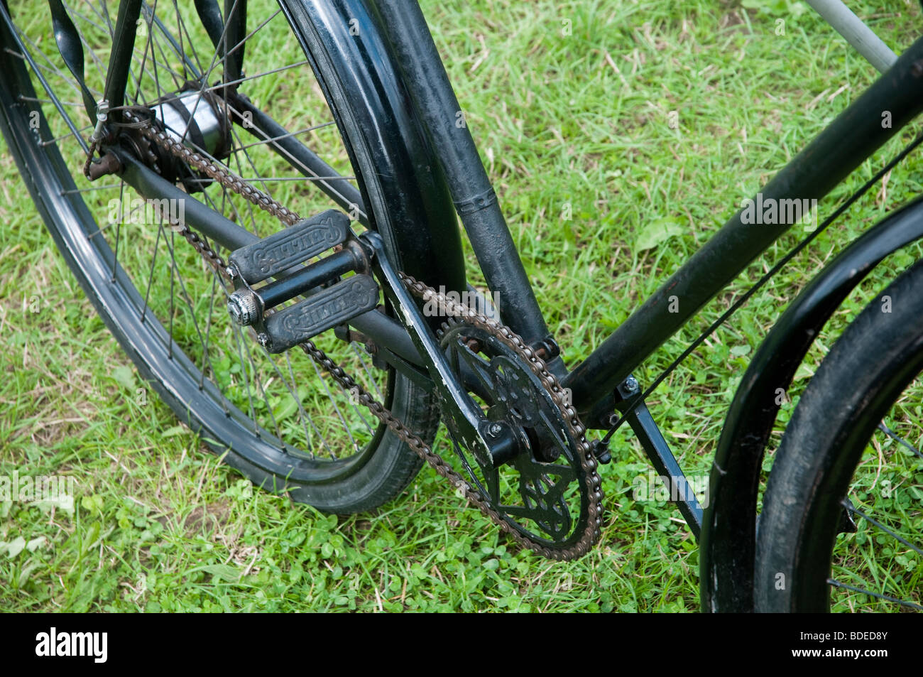 Old cycle at Pickering Steam Fair Stock Photo - Alamy