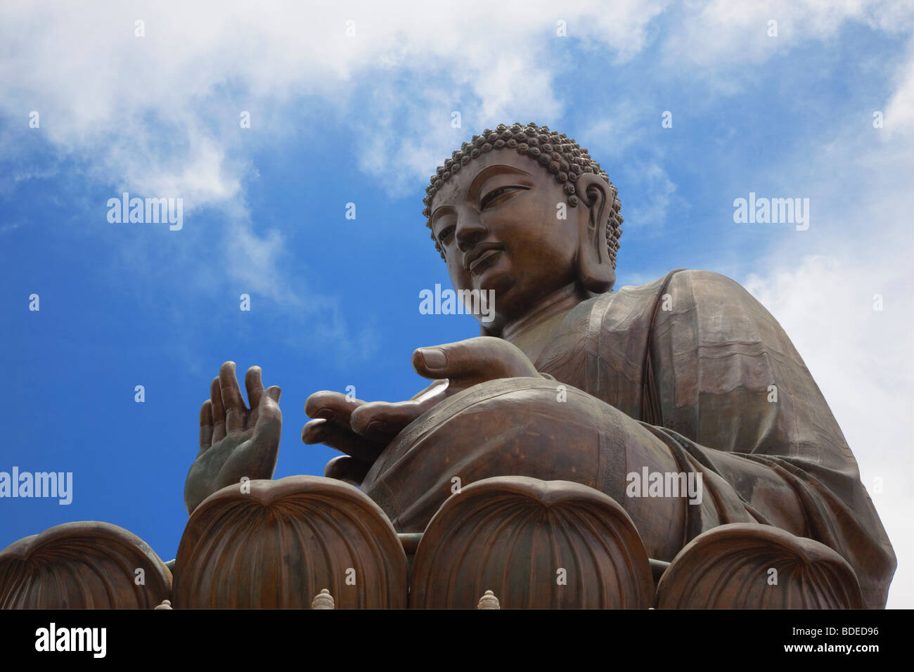 Giant Buddha, Po Lin Monastery, Hong Kong, China Stock Photo - Alamy