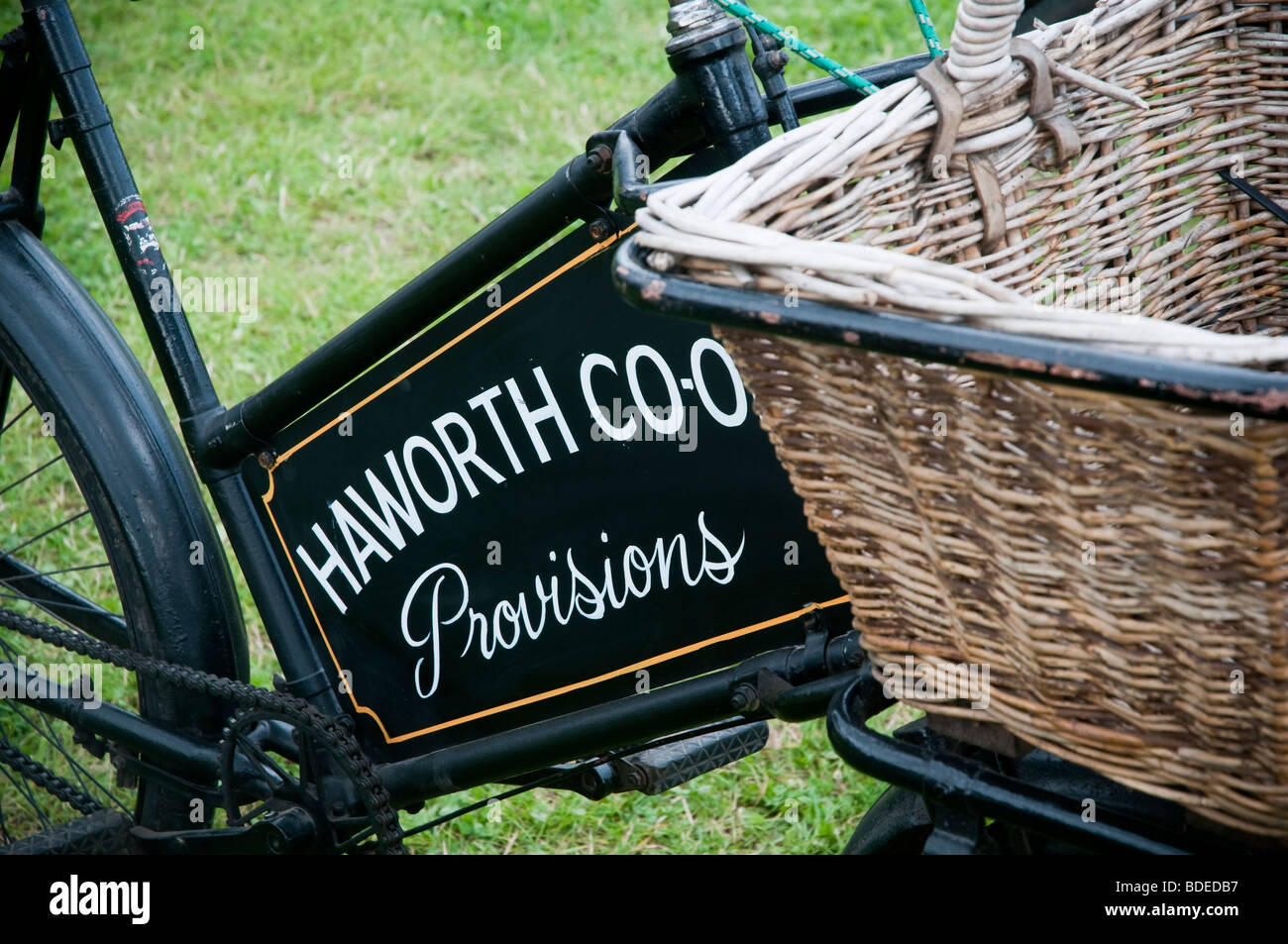 Old cycle at Pickering Steam Fair Stock Photo - Alamy