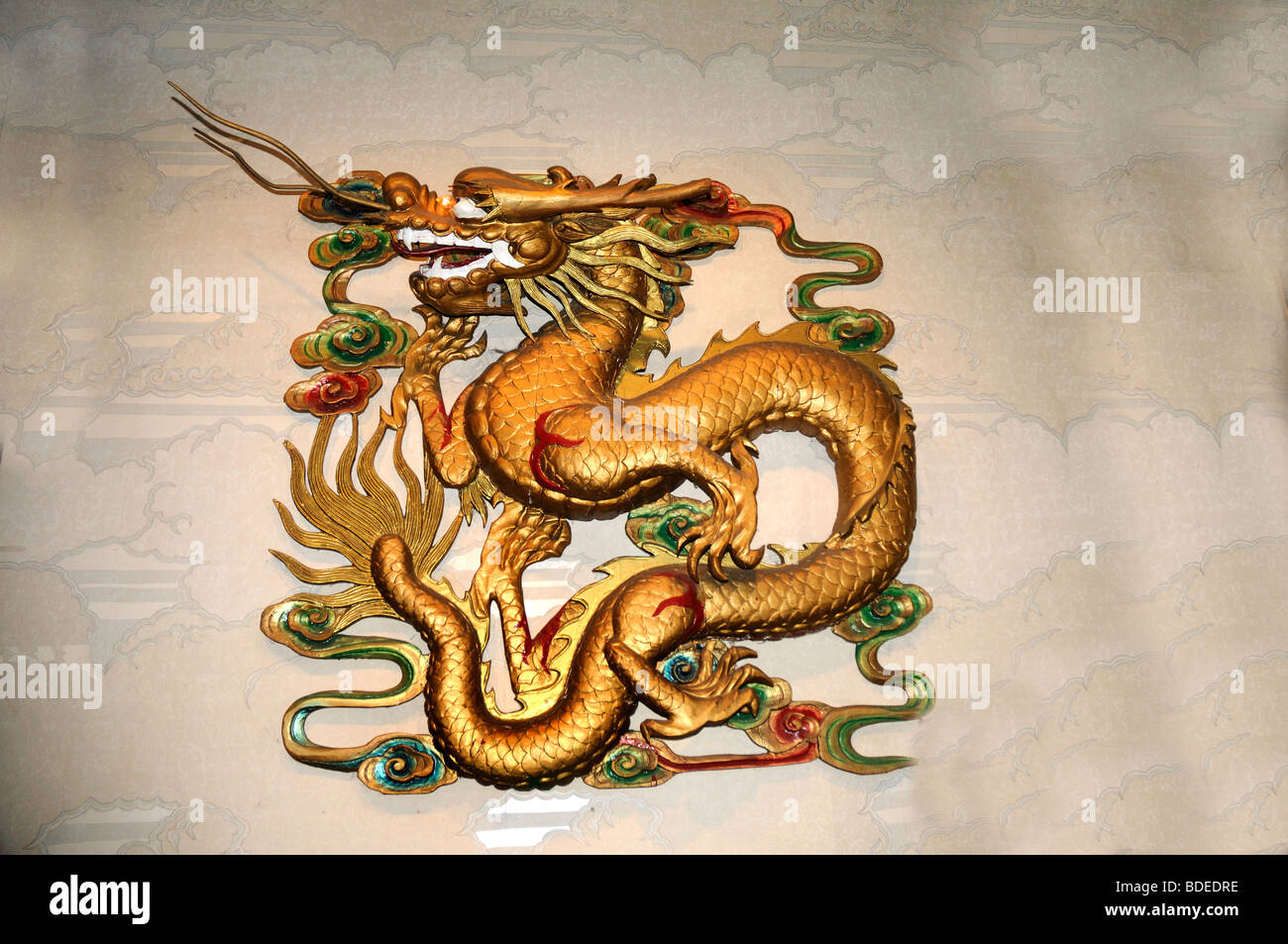 Dragon in Chinatown in Victoria on Vancouver island in British Columbia ...