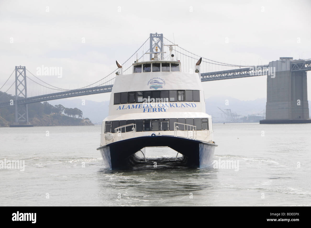 Ferry Boat Arriving at San Francisco Port, California Stock Photo - Alamy