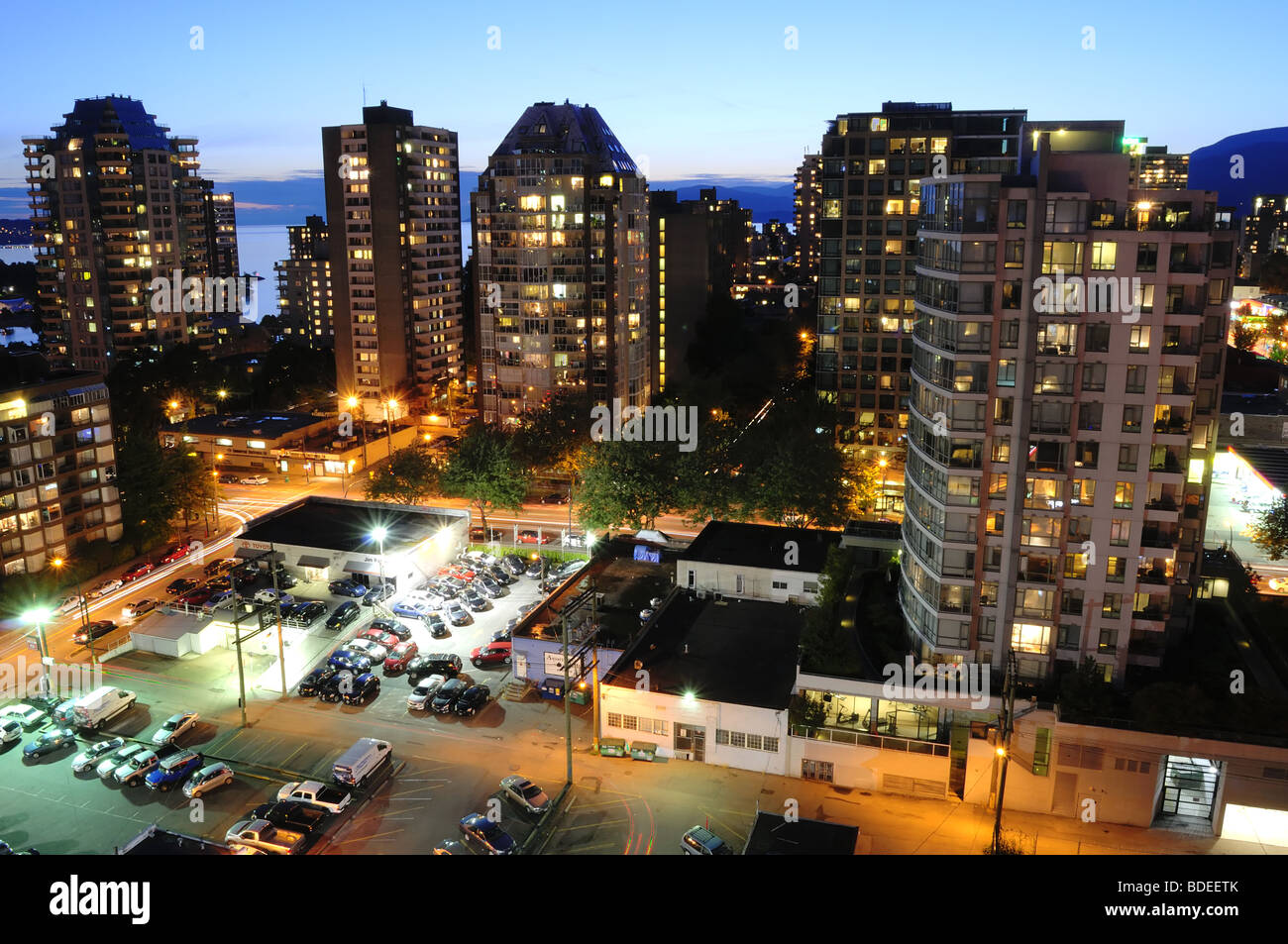 Vancouver high rise buildings hi-res stock photography and images - Alamy