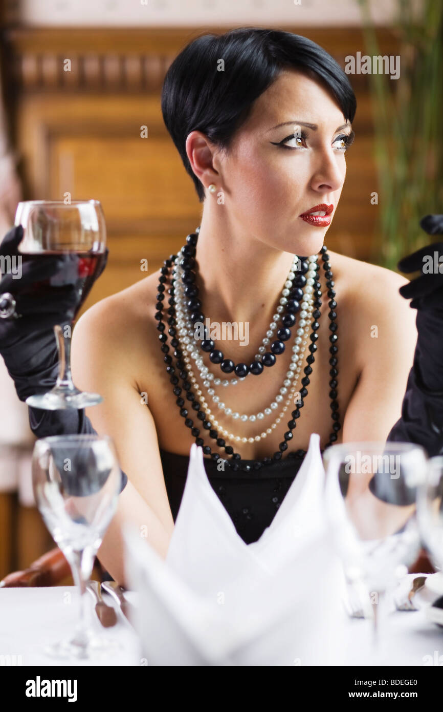 Posh lady hi-res stock photography and images - Alamy