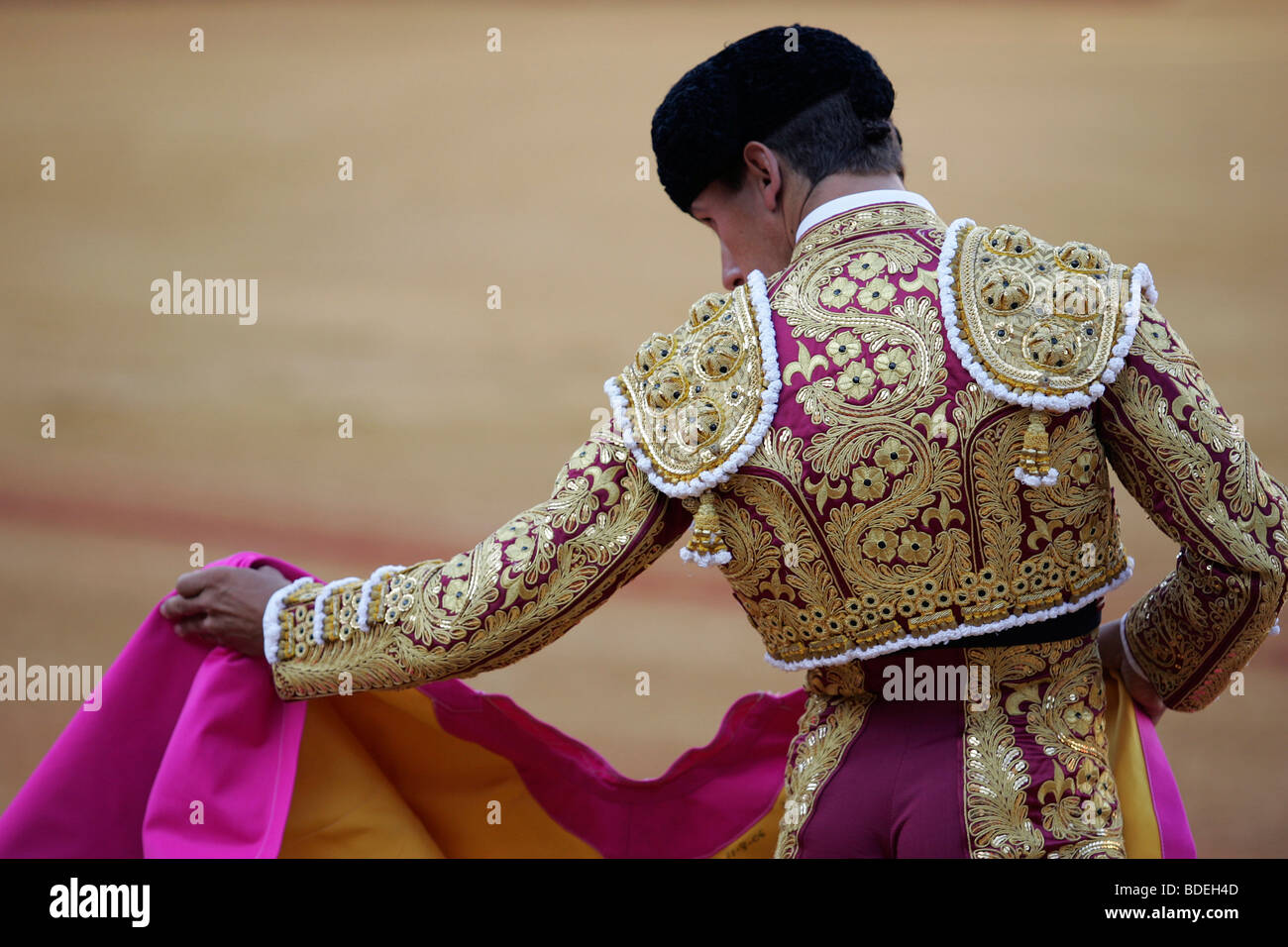 Bullfighter capote cape spain hi-res stock photography and images - Alamy