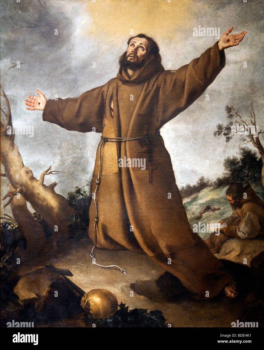 The Stigmatization of Saint Francis, by Murillo (around 1650), Fine ...