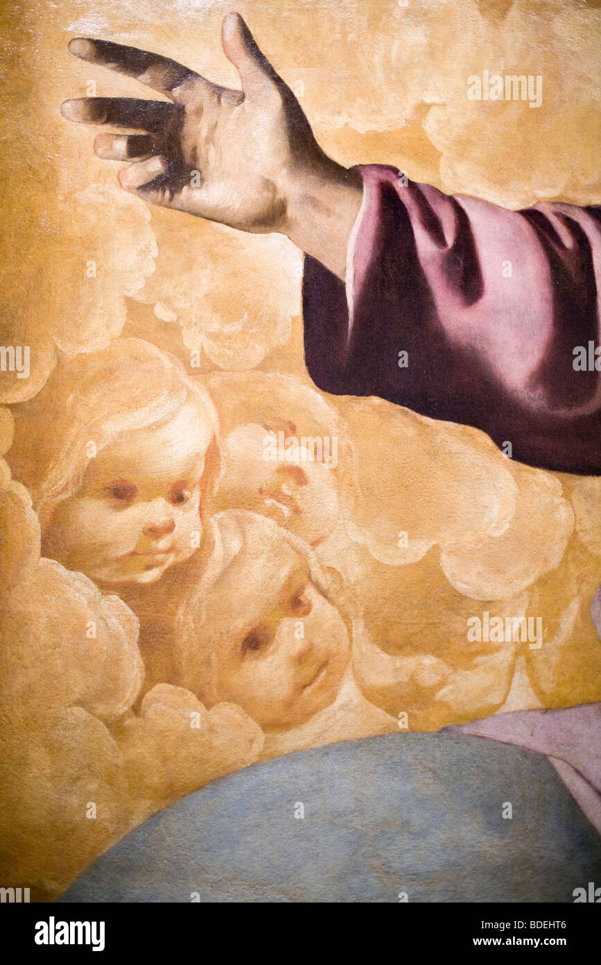 Detail from Eternal Father, painting by Francisco de Zurbaran (1634 ...