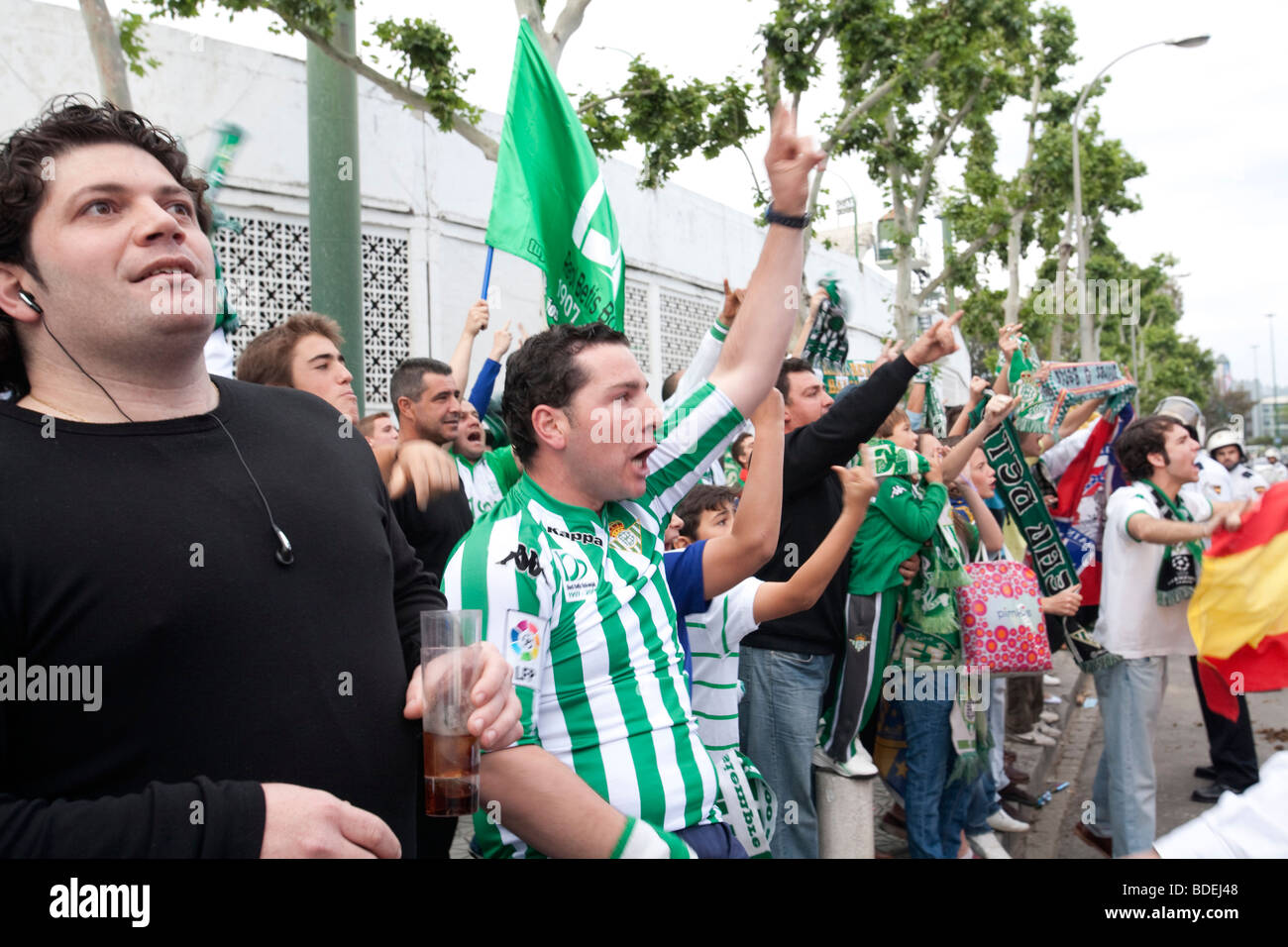 Real betis players and fans hi-res stock photography and images - Alamy