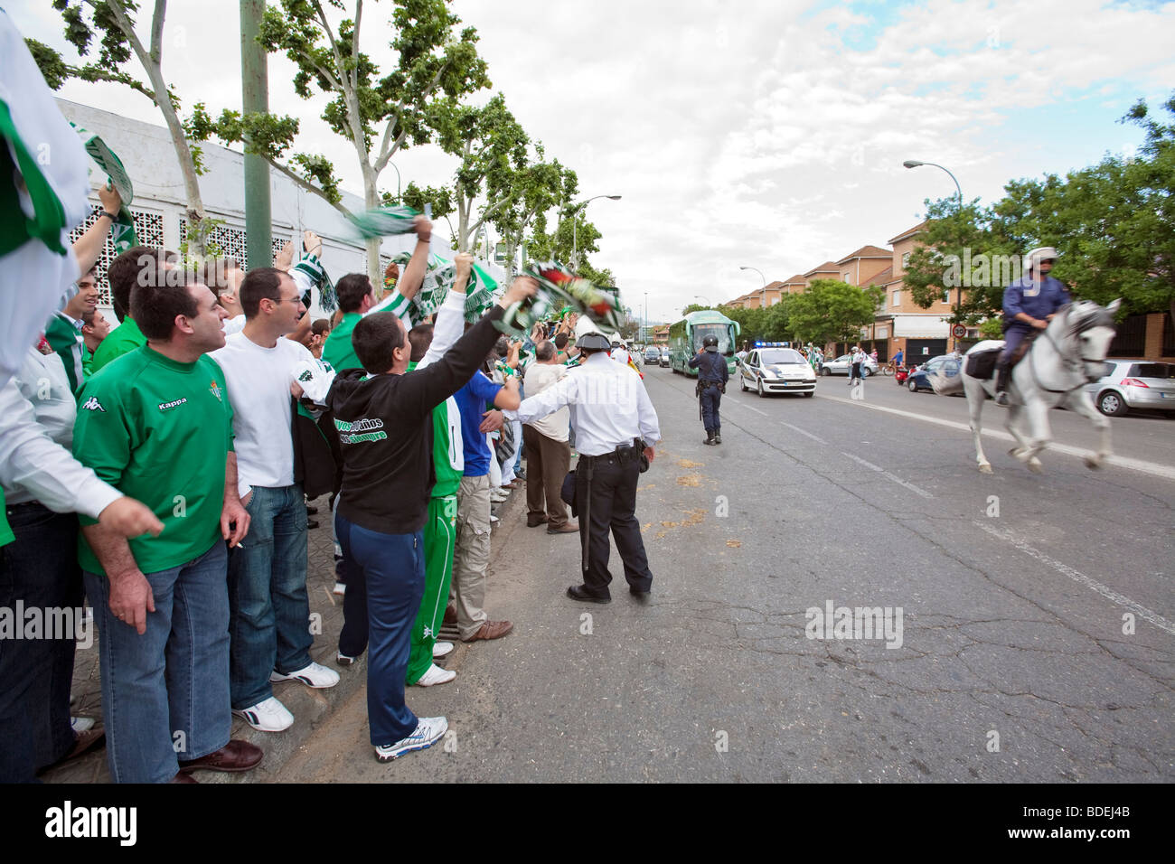 Real betis players and fans hi-res stock photography and images - Alamy