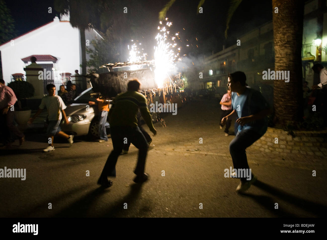 Toro de fuego, Spain Stock Photo - Alamy