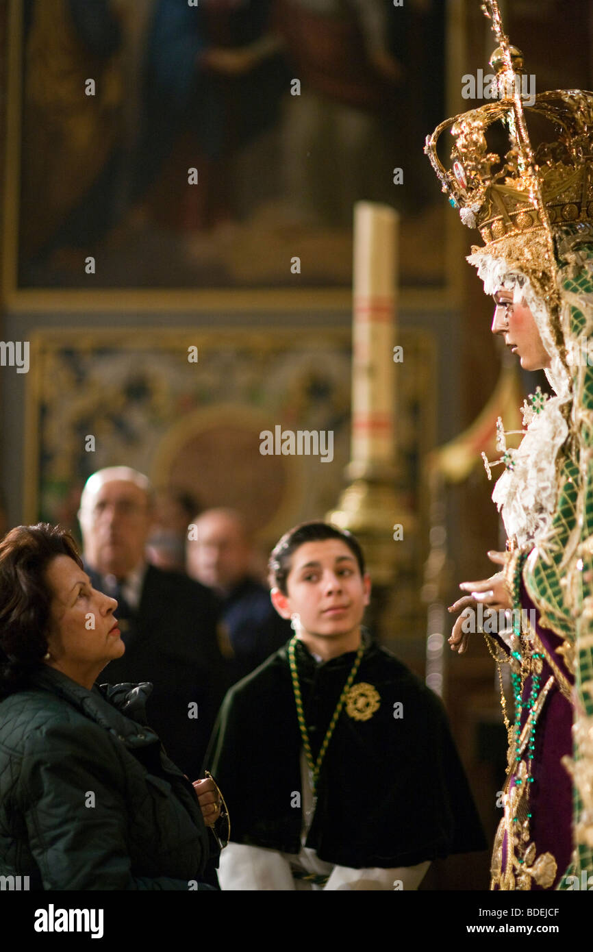 Basilica of the virgin of the macarena hi-res stock photography and ...