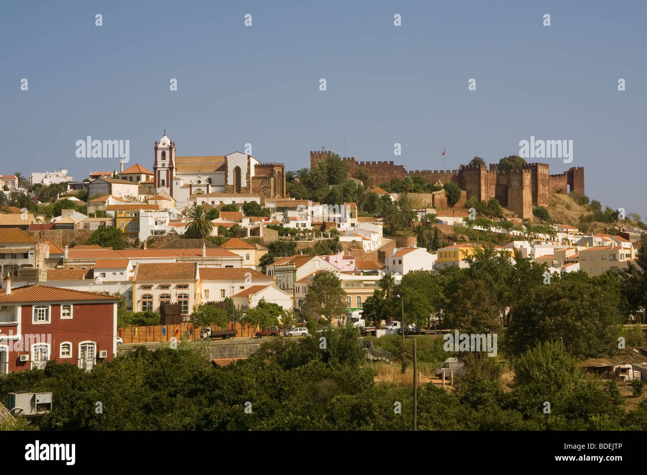 Portugal town castle hi-res stock photography and images - Alamy