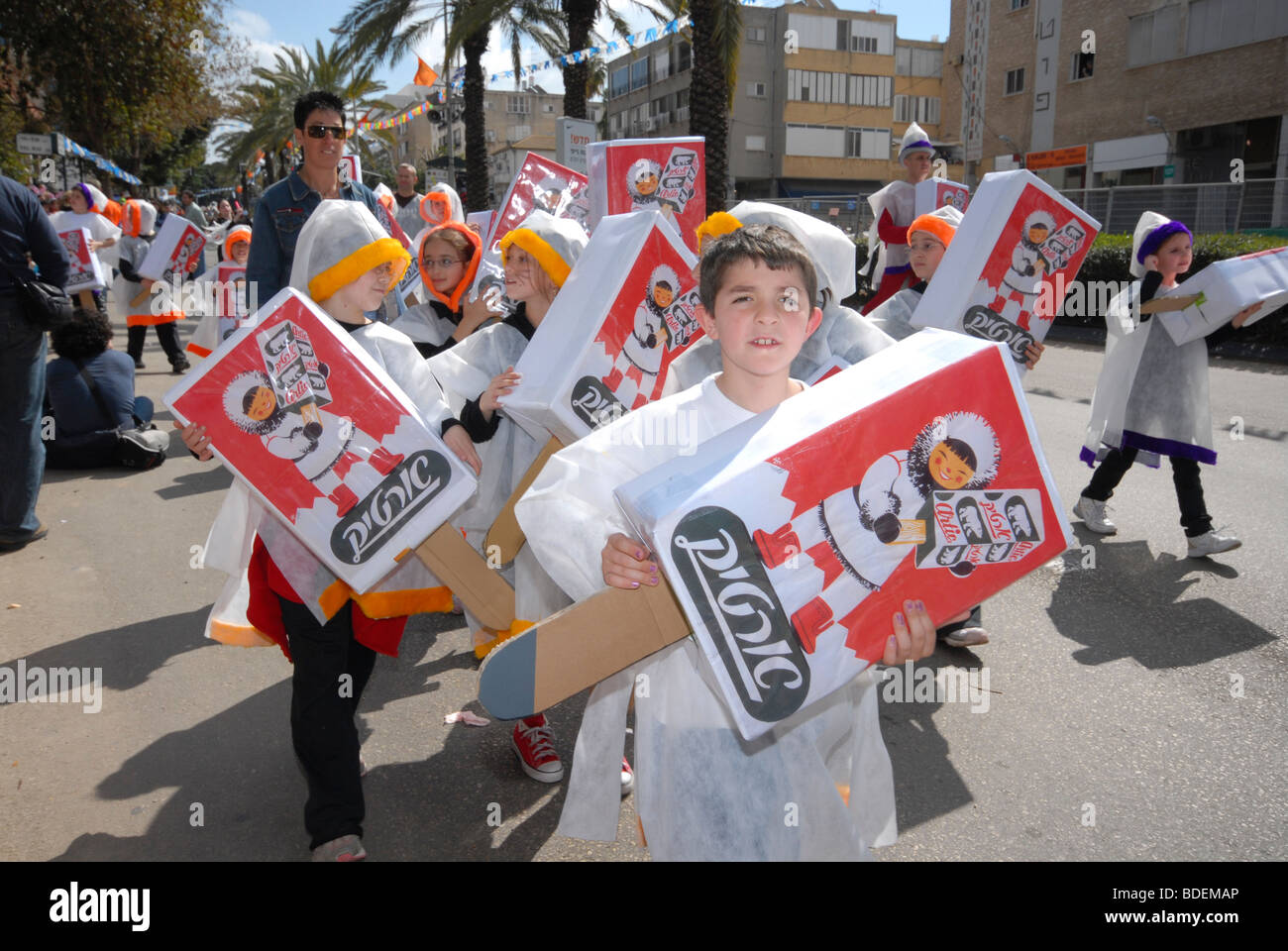 Israel. Raanana, Purim Parade Stock Photo - Alamy